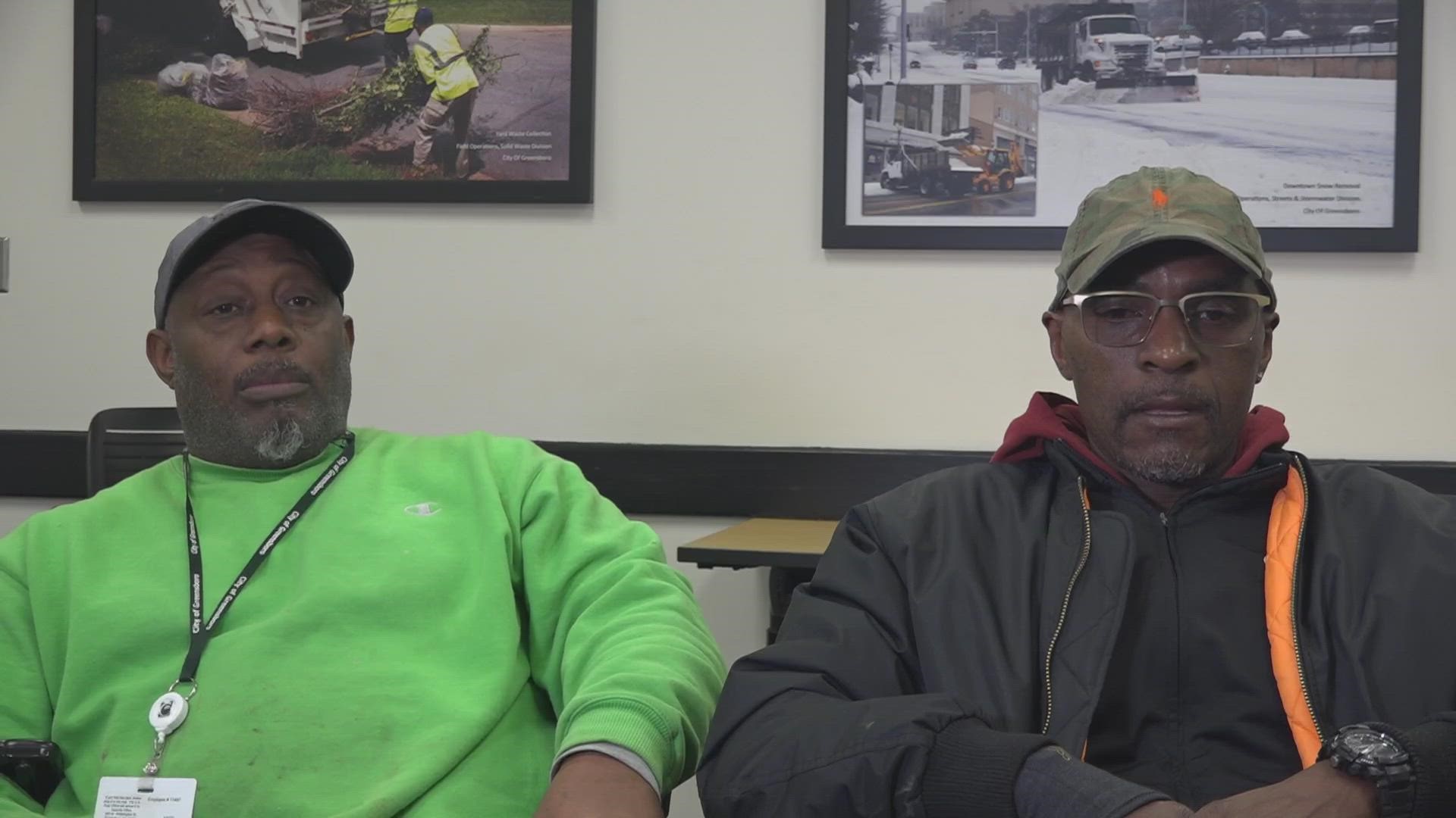 Greensboro city workers save man collapsed in street | wfmynews2.com