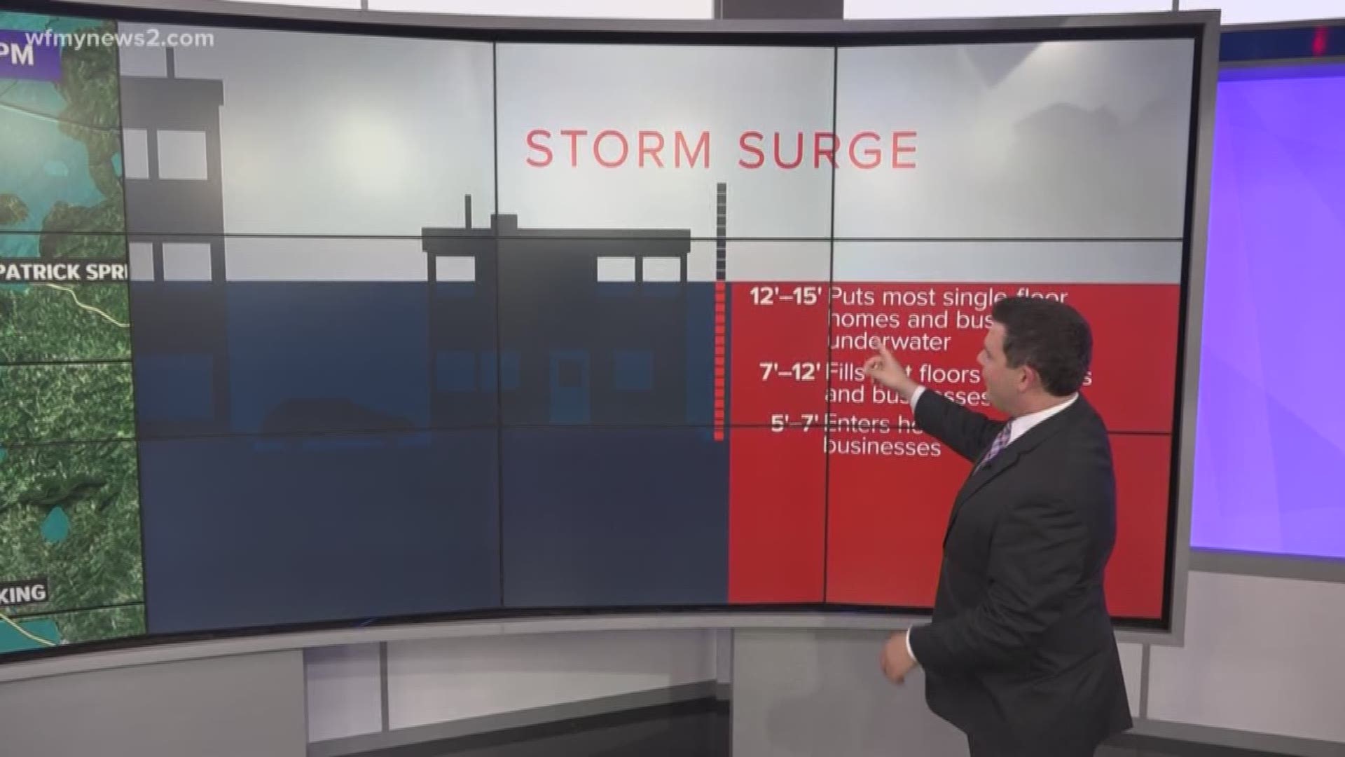 Chief Meteorologist Tim Buckley Explains Storm Surge | wfmynews2.com