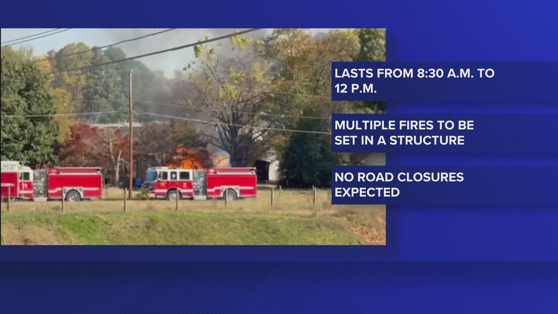 Live burn training on Boyd Street | Greensboro Fire Department ...