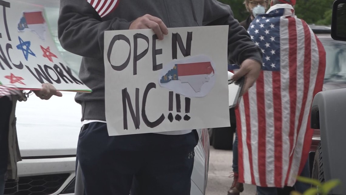 Triad reacts ahead of third 'Reopen NC' rally | wfmynews2.com