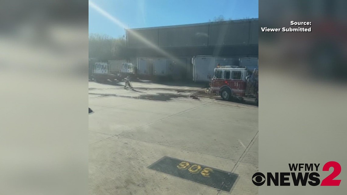 Greensboro UPS cargo trailer fire | wfmynews2.com