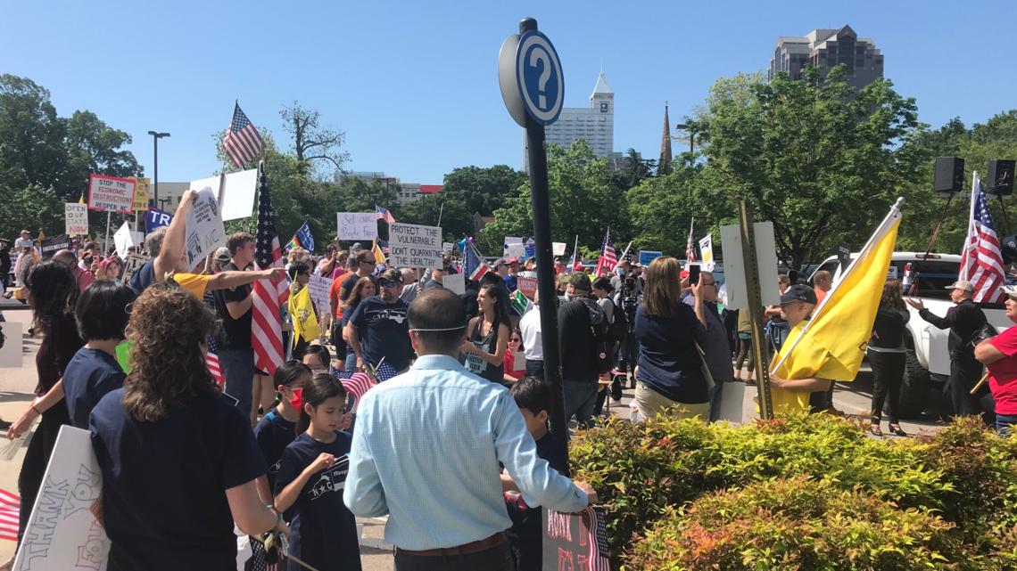 ReOpen NC leaders, 3 others arrested during protest in Raleigh ...