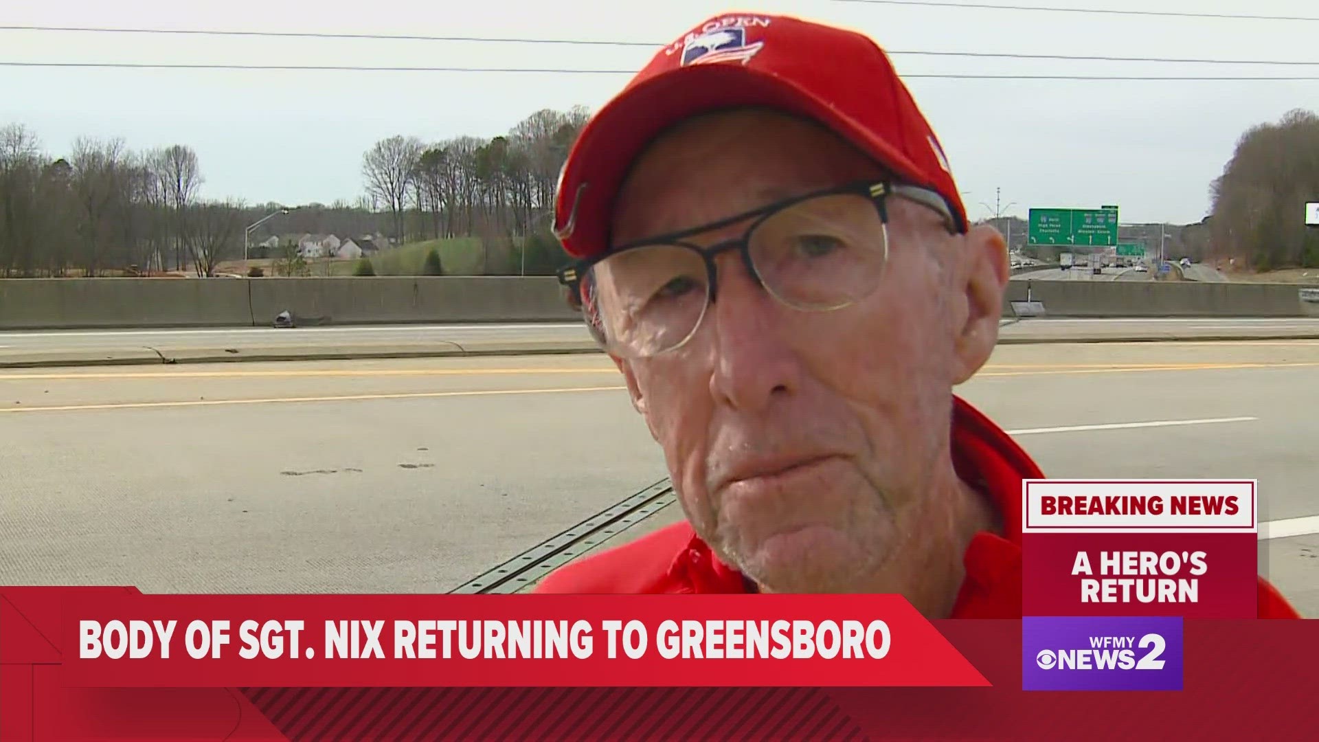 Citizen pays respect to Sgt. Nix amid procession | wfmynews2.com