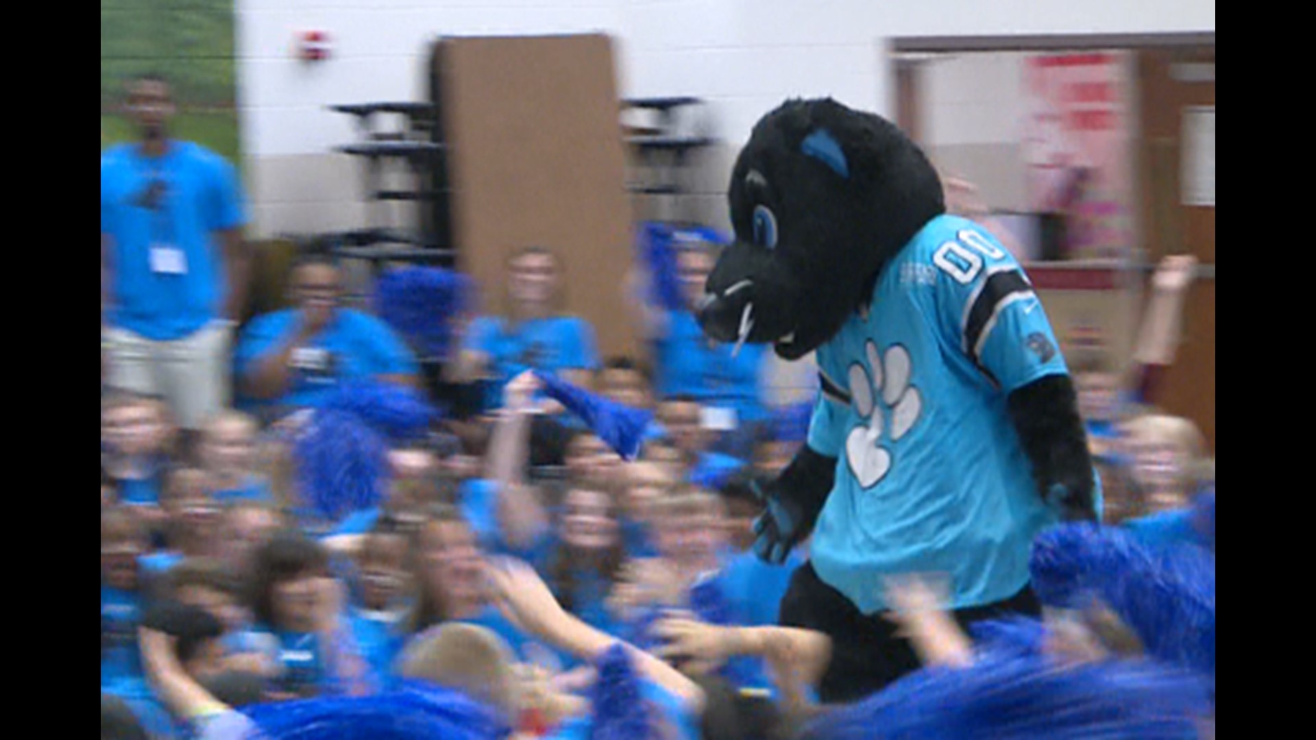 Panthers Players Surprise Students At Union Cross Elementary # ...