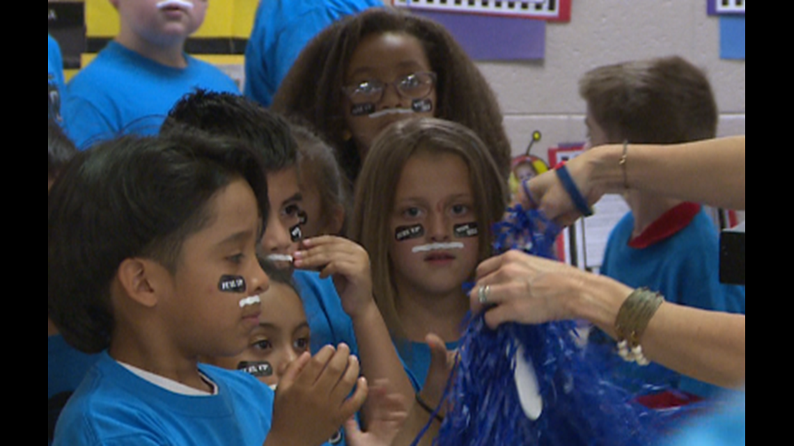 Panthers Players Surprise Students At Union Cross Elementary # ...