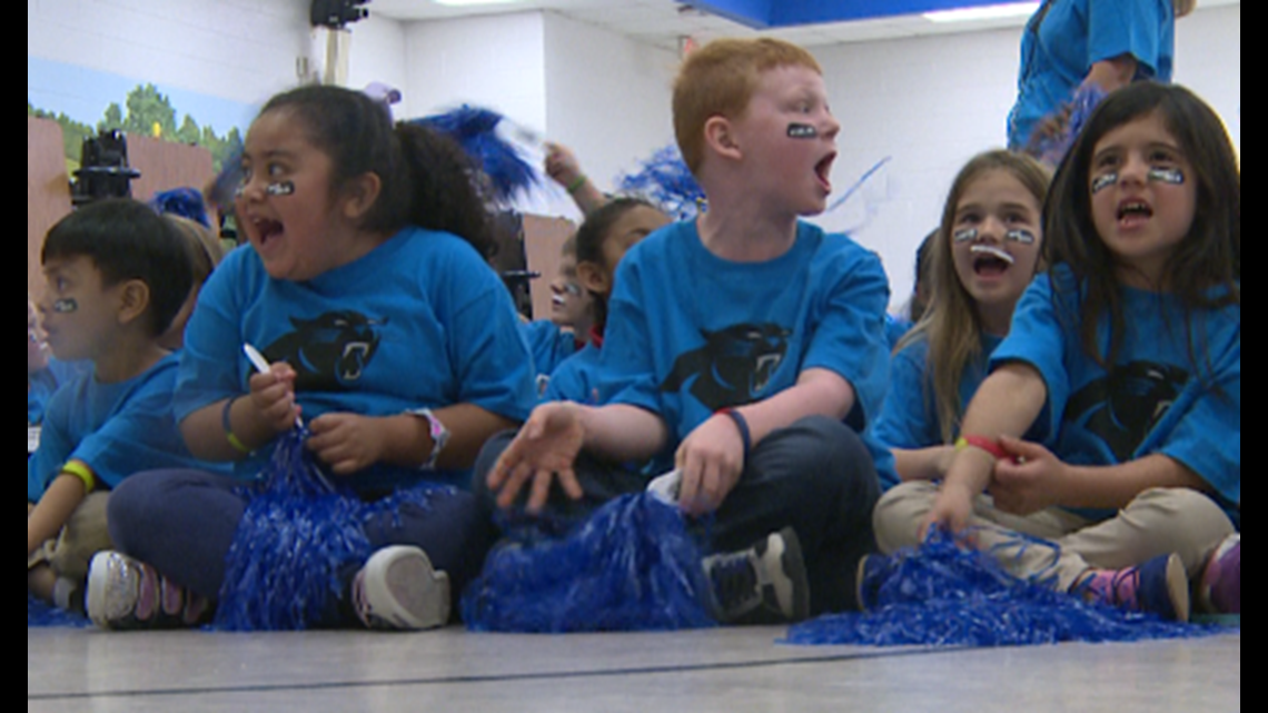 Panthers Players Surprise Students At Union Cross Elementary # ...