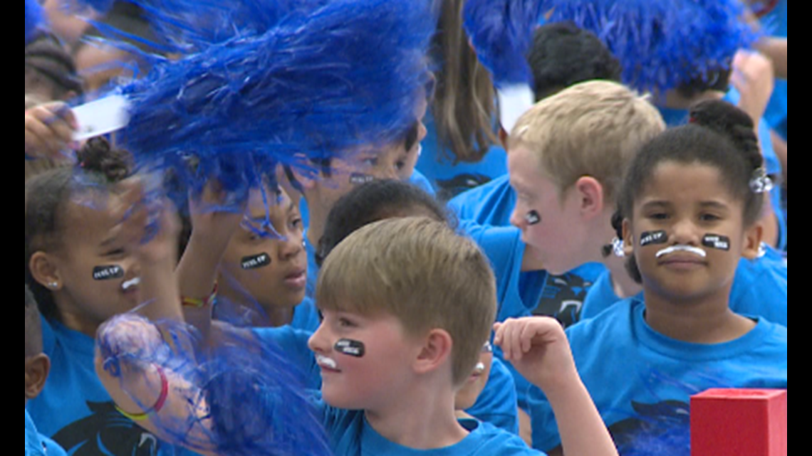 Panthers Players Surprise Students At Union Cross Elementary # ...