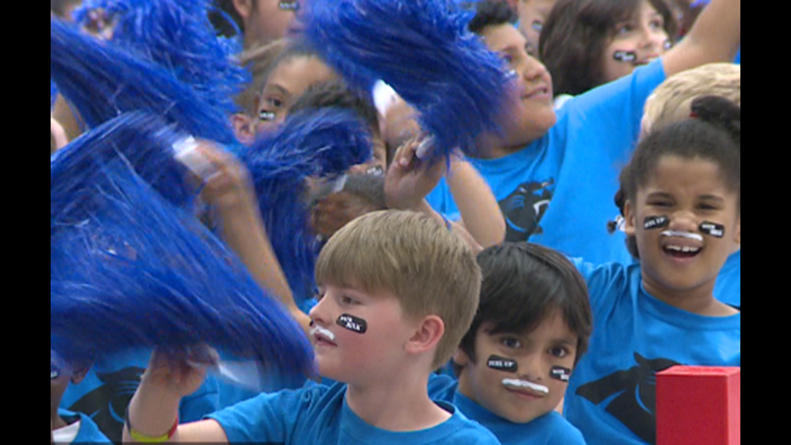 Panthers Players Surprise Students At Union Cross Elementary # ...