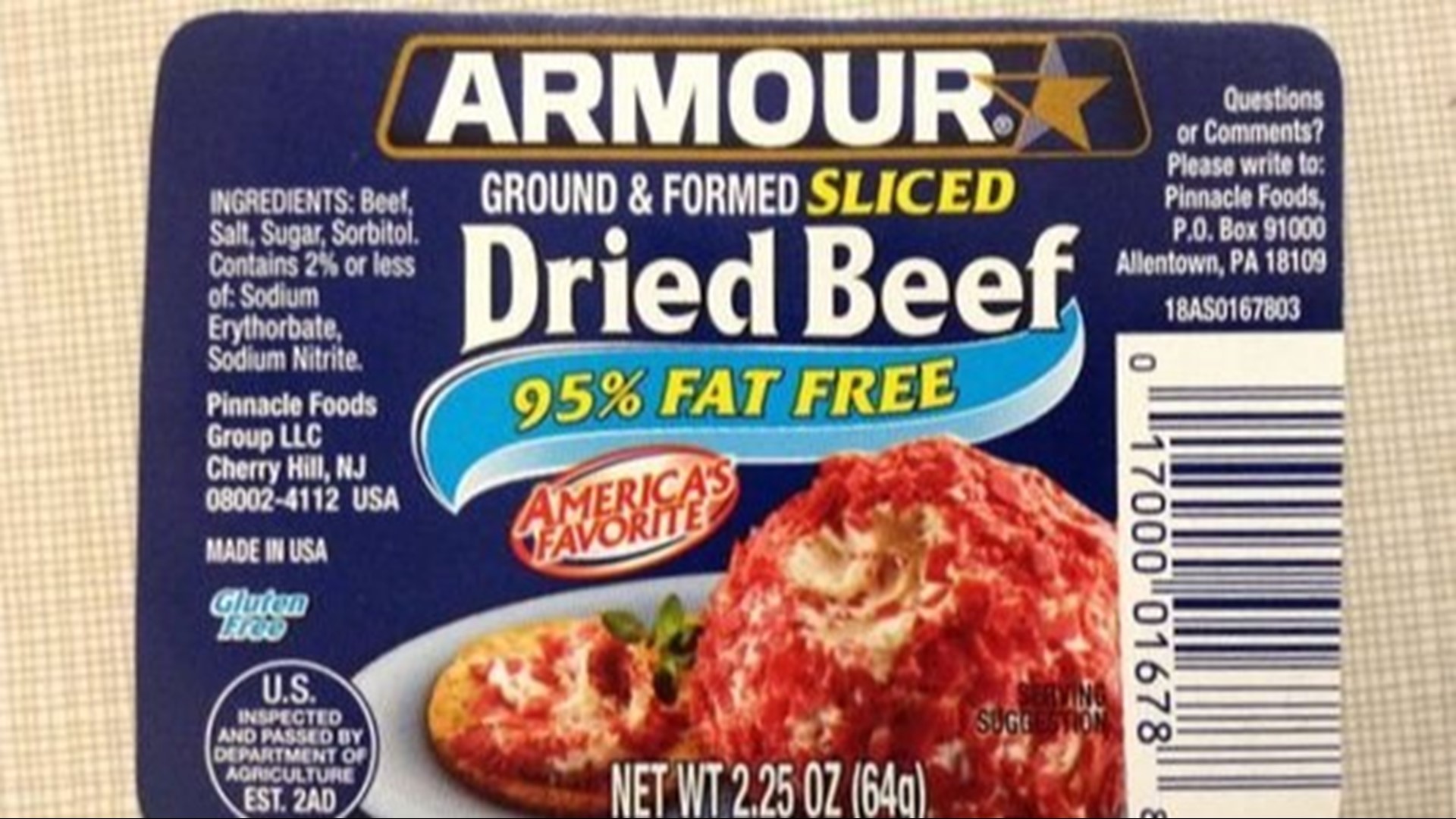 Armour Star Chipped Beef Recalled Nationwide for Possible Toxin ...