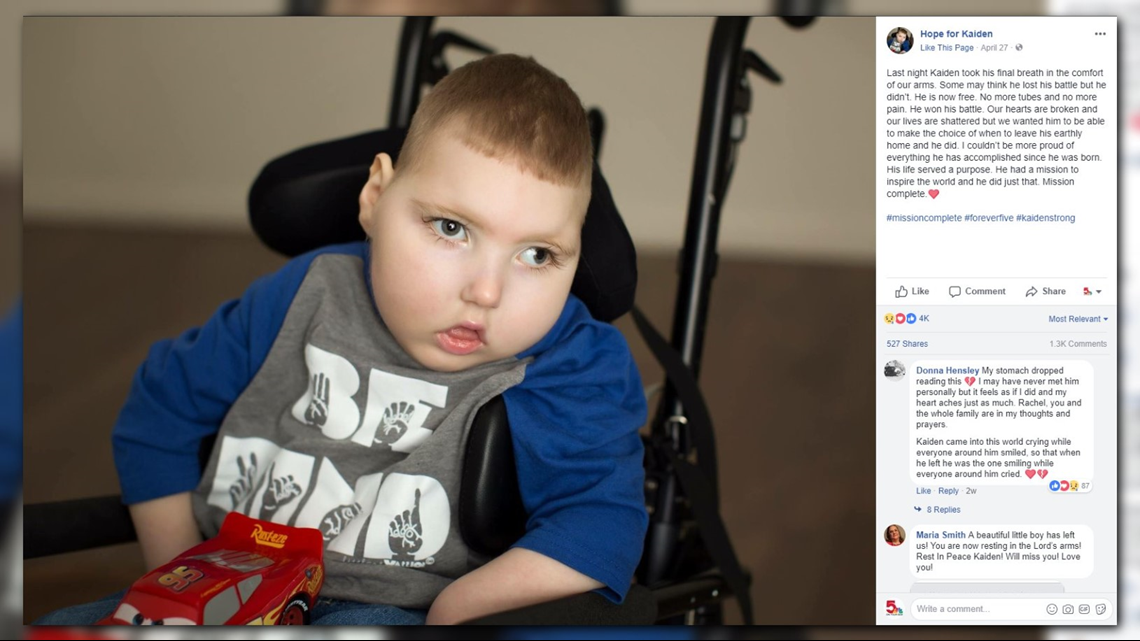 Kaiden, the Boy with Heart Failure who Collected over 4,000 Birthday ...