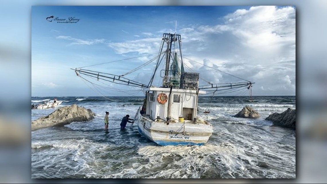 'Goodbye, Earl' | Shrimp Boat Back Out to Sea After Being Stuck at ...