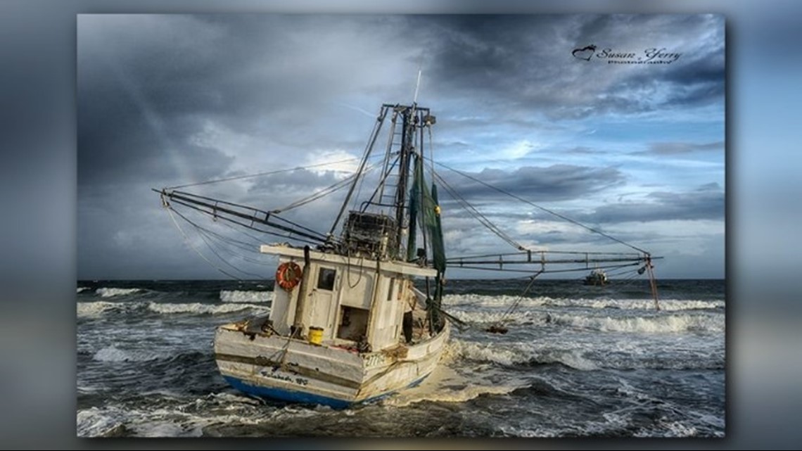 'Goodbye, Earl' | Shrimp Boat Back Out to Sea After Being Stuck at ...