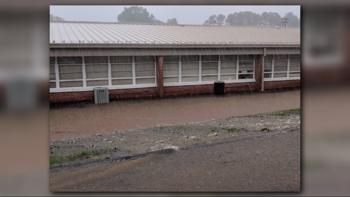 Flooding Damage | Roses Store Roof Collapse, Elementary Flooded, Washed ...