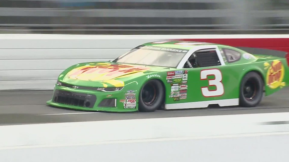 Dale Earnhardt Jr. back behind the wheel at North Wilkesboro Speedway ...