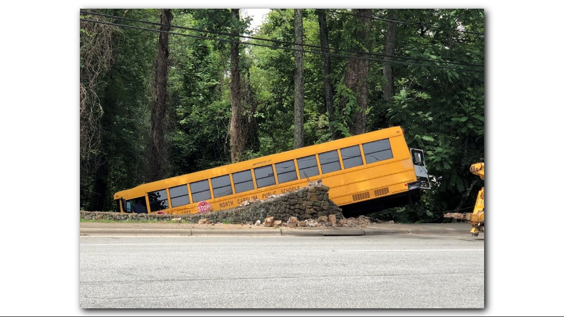 Guilford Co. School Bus Crashes Into Wall: Police | wfmynews2.com