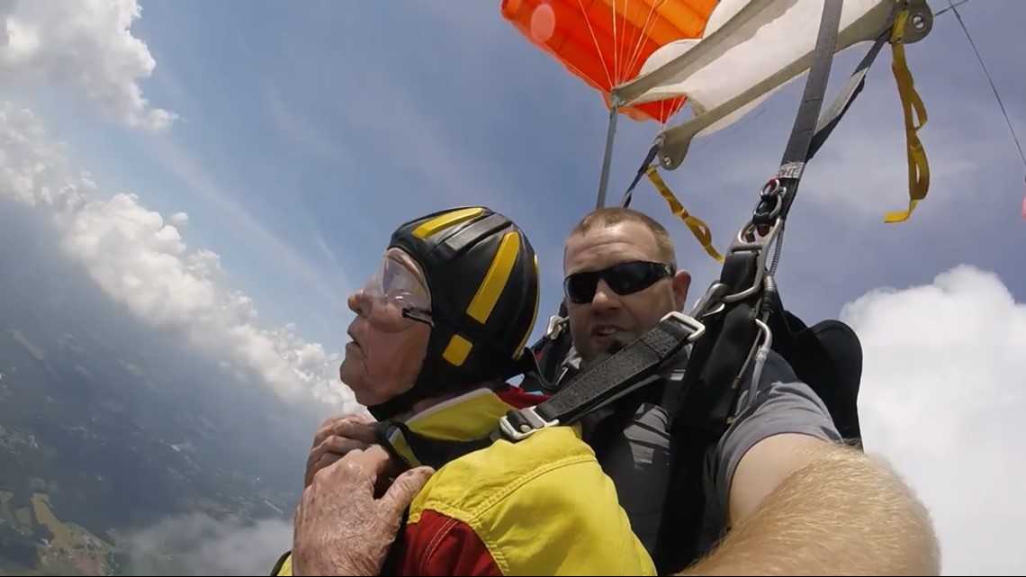 NC Man Turning 100 Goes Skydiving | wfmynews2.com