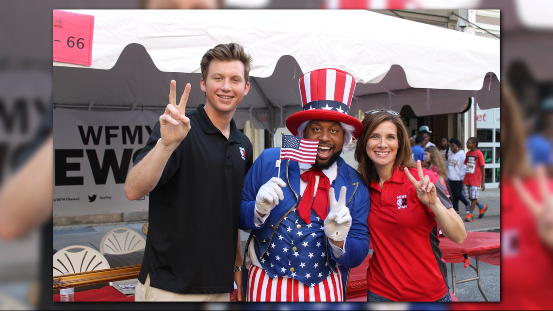 PHOTOS: WFMY News 2, All About You And The Red, White And Blue ...