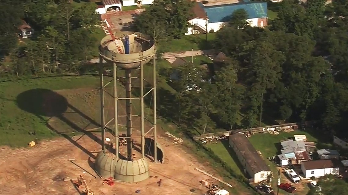 Worker Killed When Wall Falls Inside Water Tower in Texas | wfmynews2.com