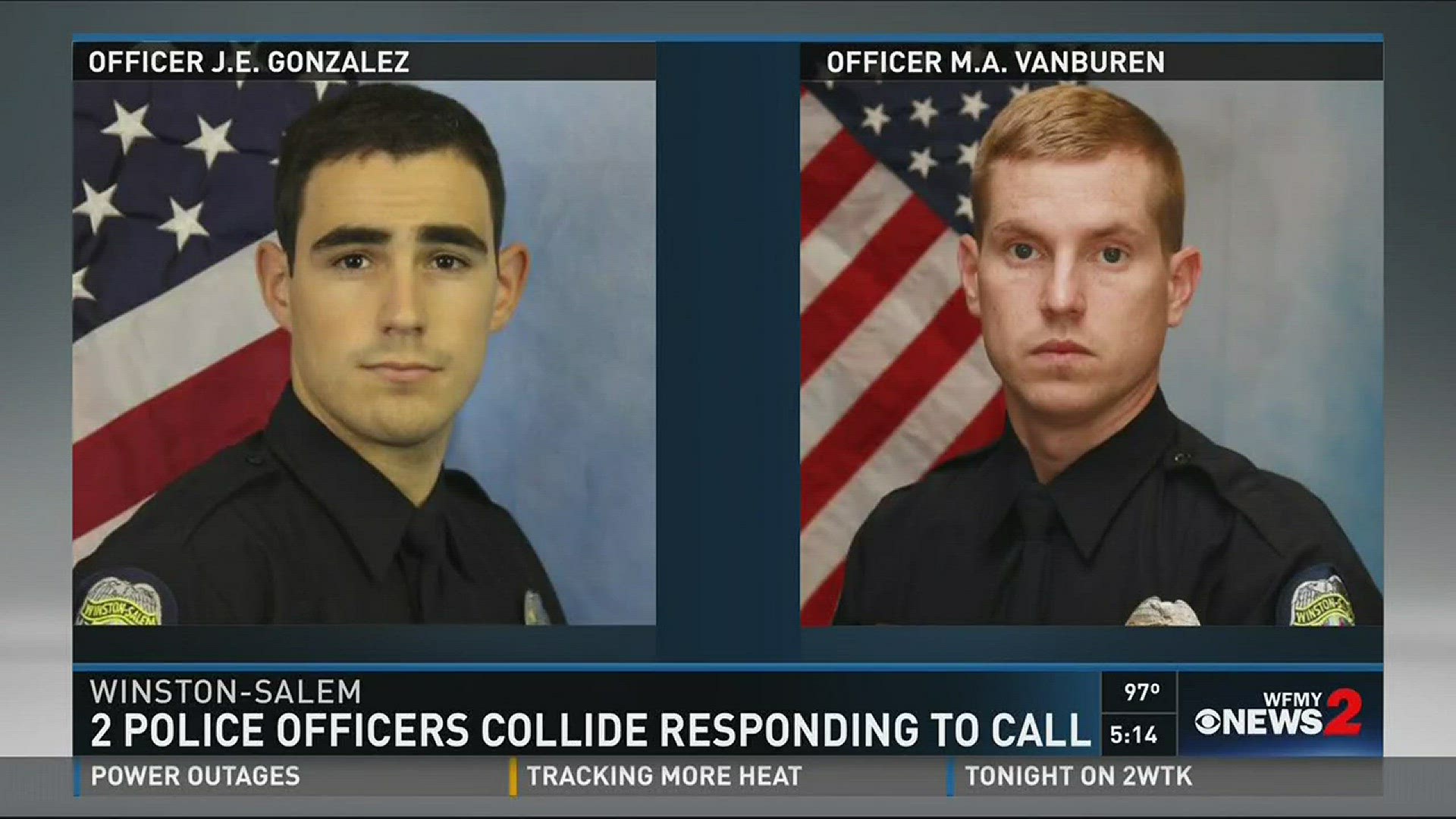 Winston-Salem Officers Injured In Collision While Responding to Call ...