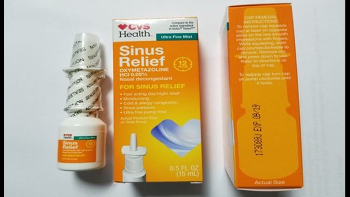 CVS Nasal Spray Recall: Sinus Relief Product May Cause Deadly Infection ...