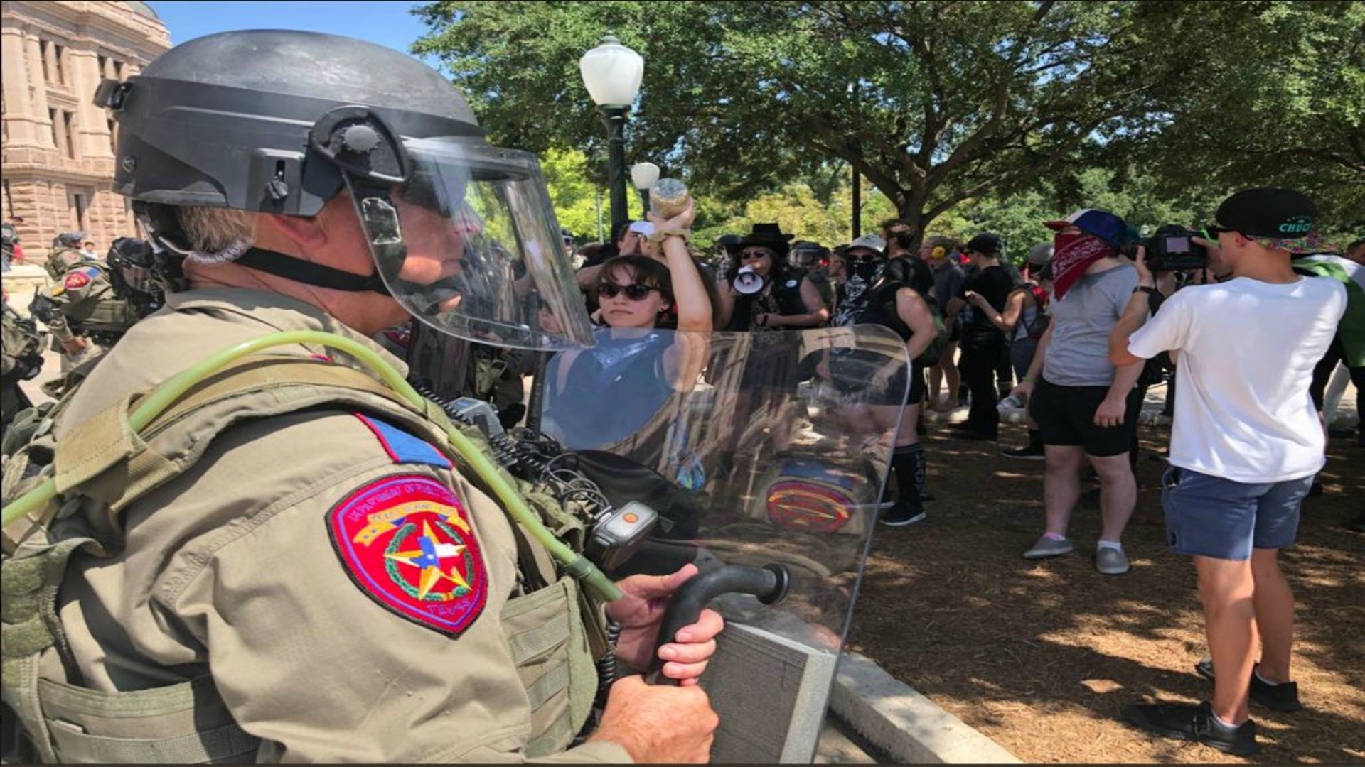 Protesters, Counter-Protesters Gather For National March Against Far ...