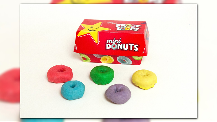 PHOTOS: Froot Loops Mini Donuts at Hardee's | wfmynews2.com