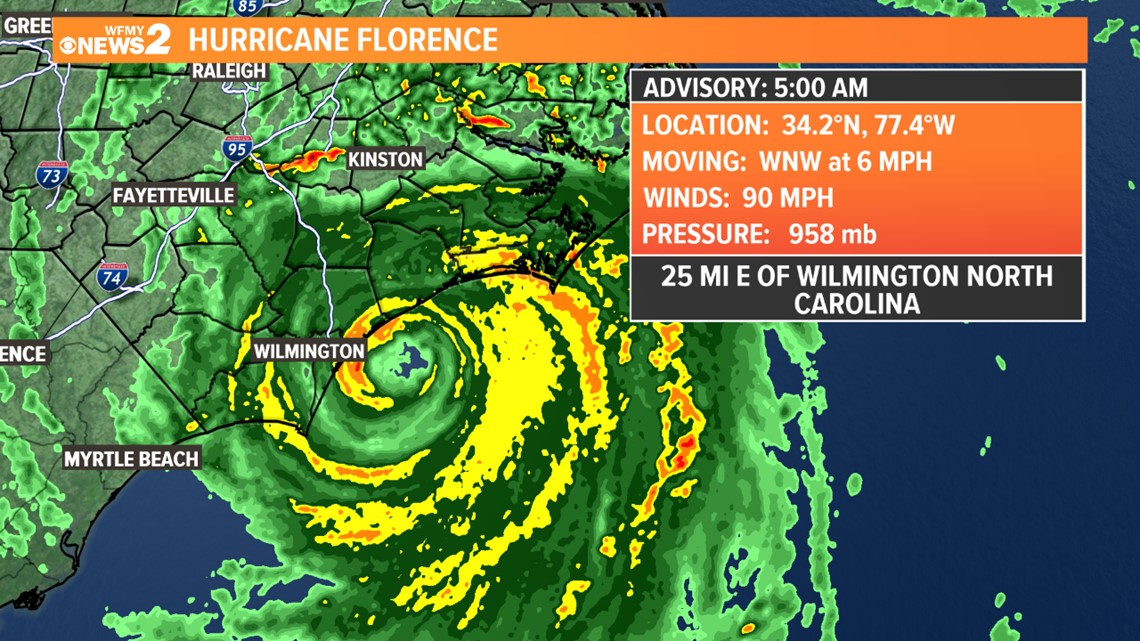 More Than 800,000 Power Outages In NC As Florence Moves In | wfmynews2.com