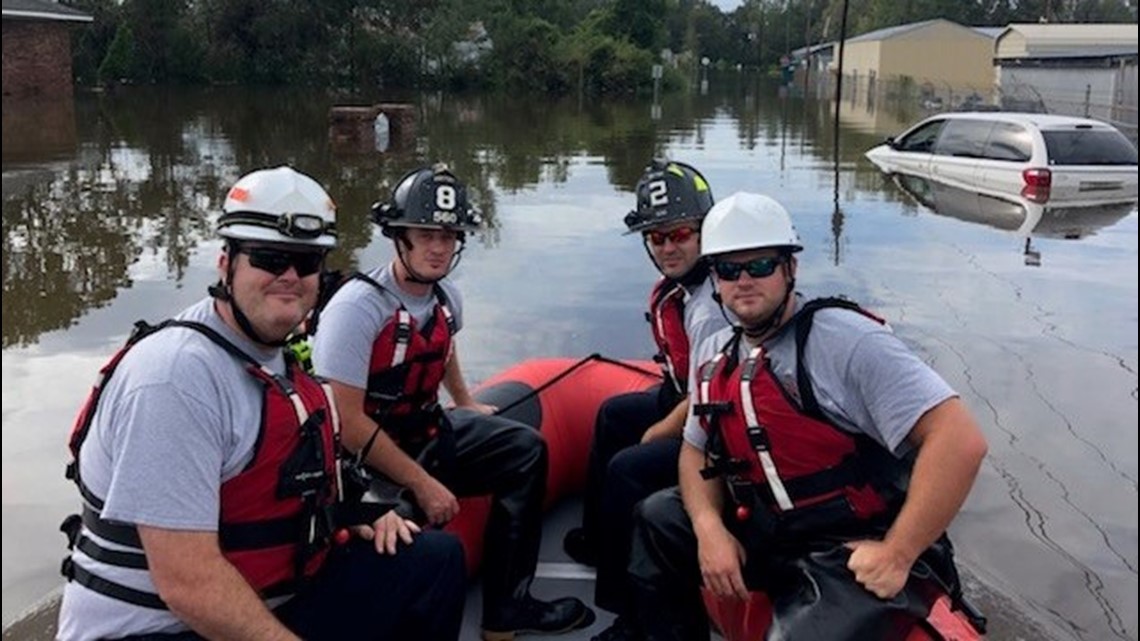 PHOTOS | High Point Swift Water Rescue Team Helps Eastern NC After ...