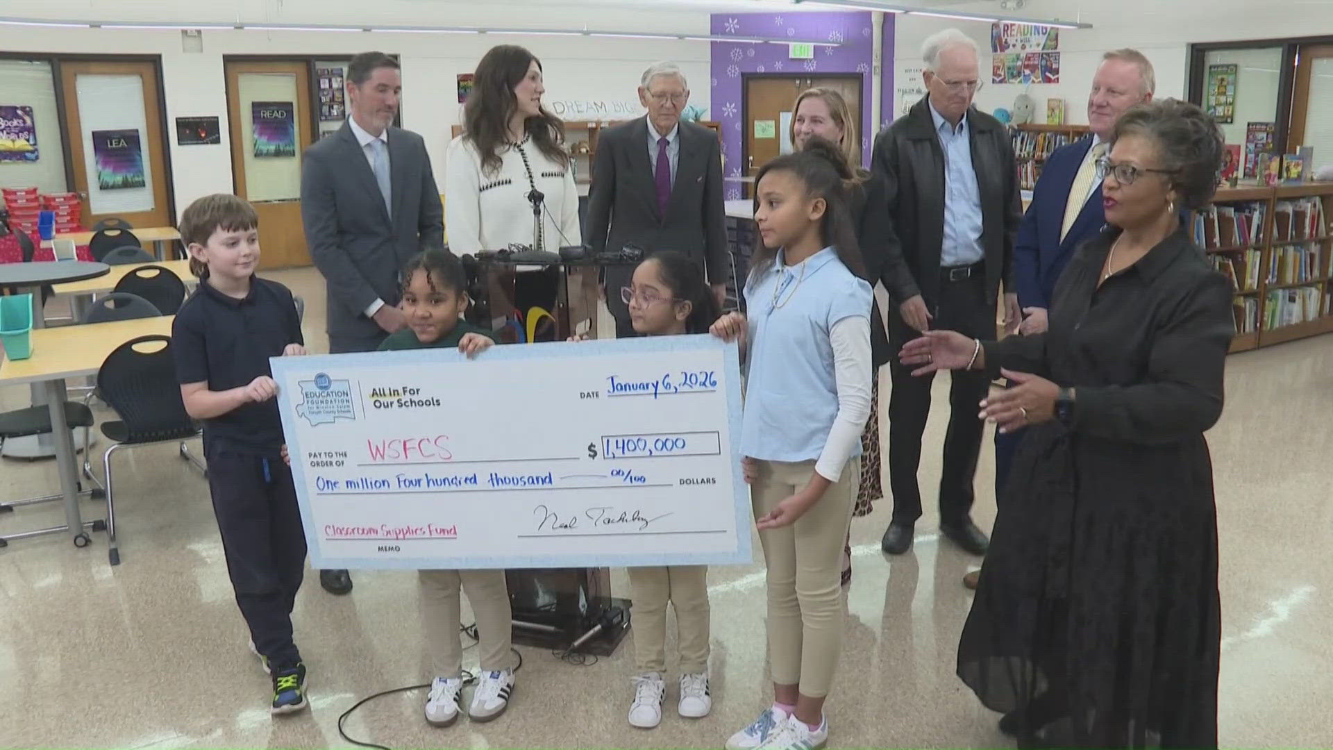 Winston-Salem/Forsyth County Schools receive checks for all district ...