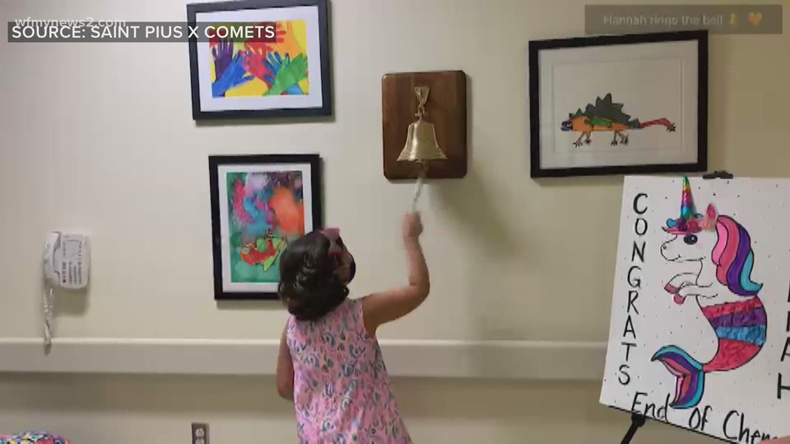 Greensboro girl celebrates her birthday by ringing the victory bell ...