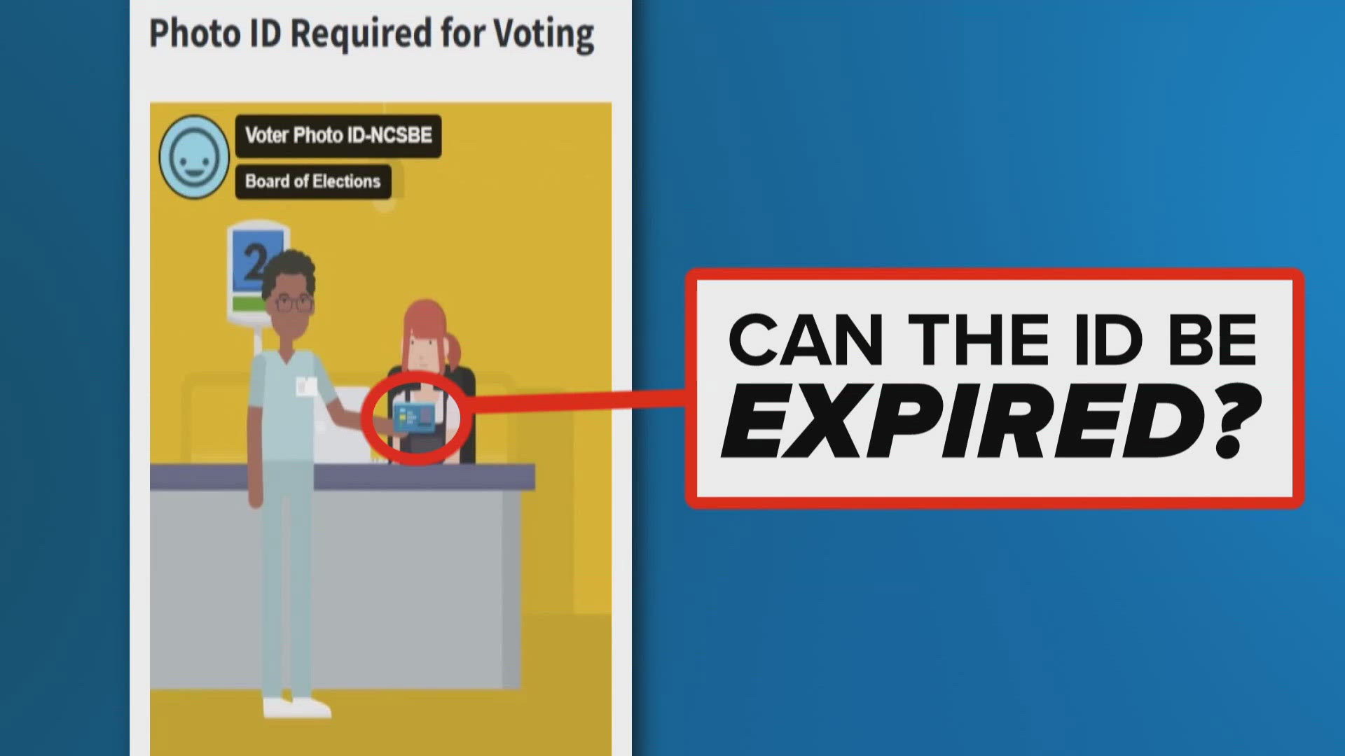 Can you vote with an expired license? | 2 Wants to Know | wfmynews2.com