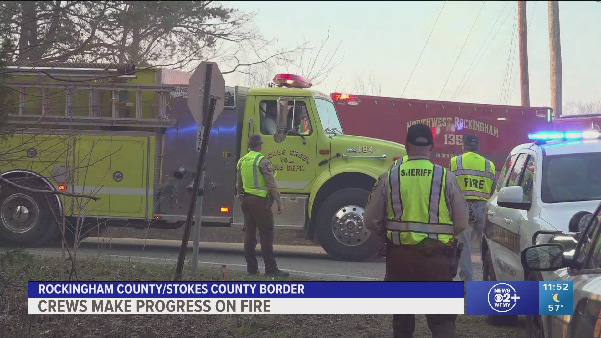 Rockingham County wildfire burns 250 acres, firefighters work to ...