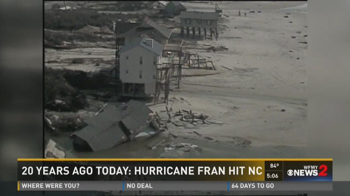 20 Years Ago Today: Hurricane Fran Hit NC | wfmynews2.com