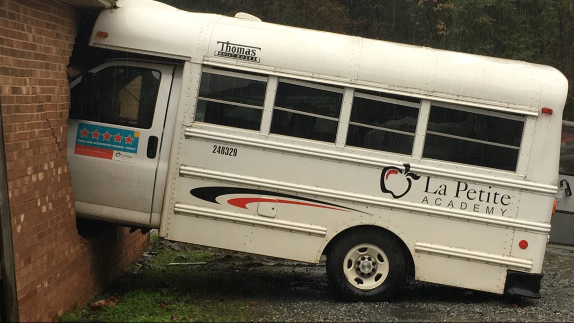 Day Care Bus Driver With Two Kids Onboard Hits Building In Kernersville ...