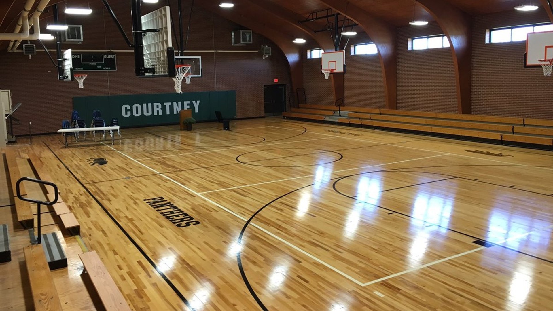 PHOTOS | First Look Inside New Gym At Courtney Elementary School ...
