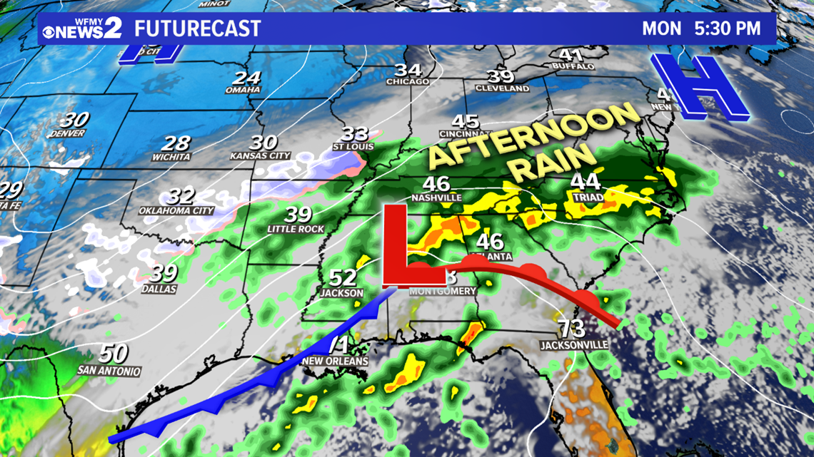 RAIN ON THE WAY: Heavy Rain Expected Late Monday into Tuesday ...