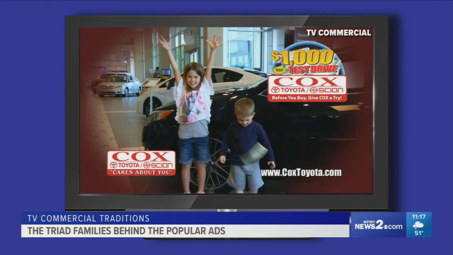 Meet the Triad families behind those popular TV ads | wfmynews2.com