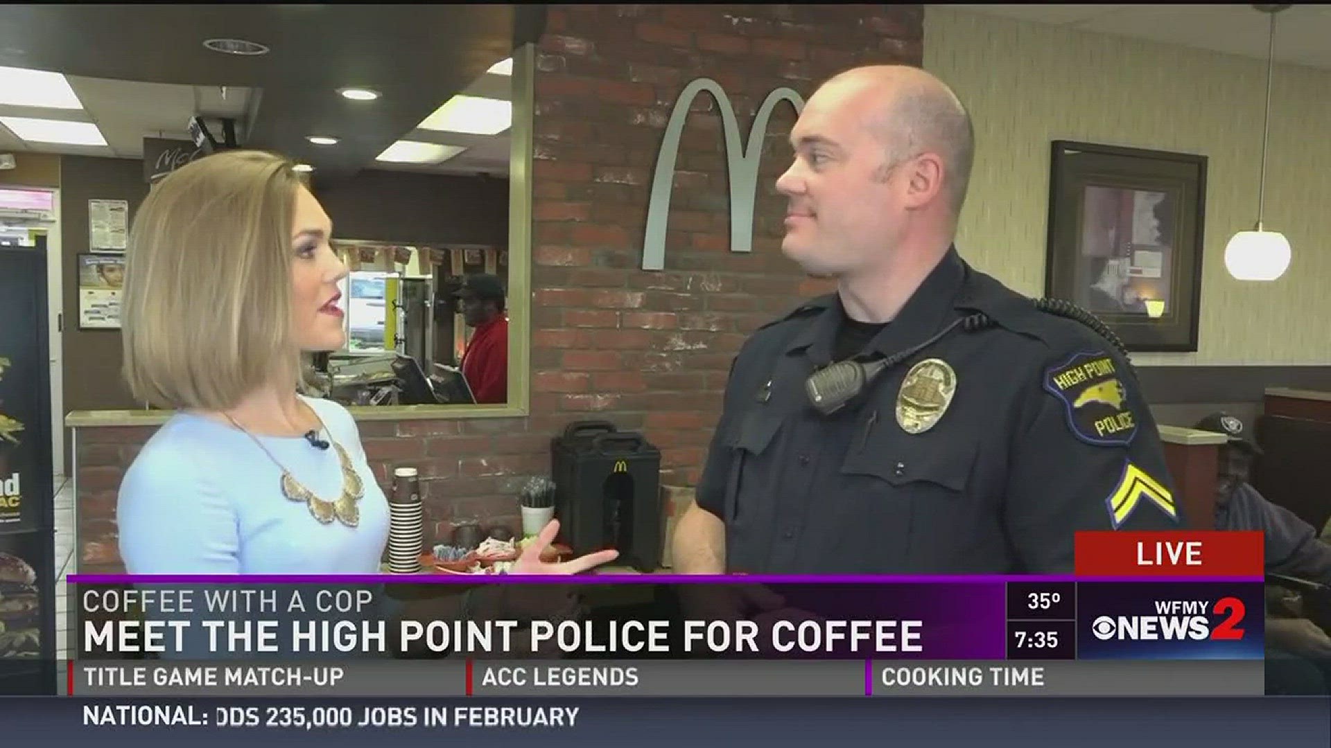 Have Coffee With A Cop In High Point | wfmynews2.com