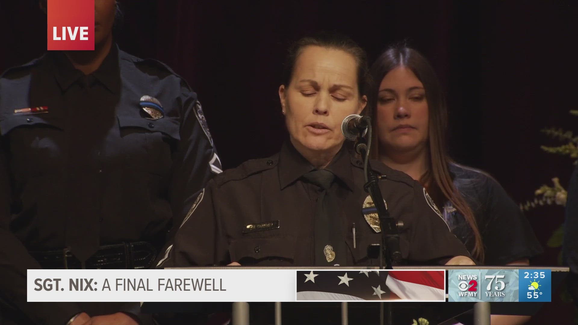 Colleague shares words at Sgt. Dale Nix's funeral | wfmynews2.com