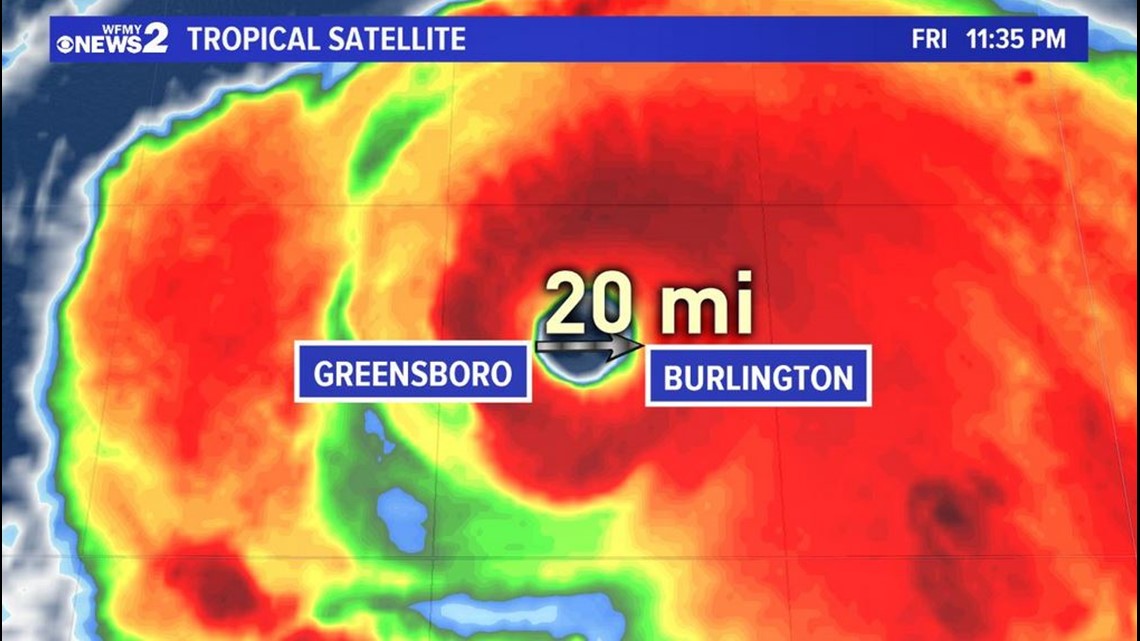 How Big Is Hurricane Dorian’s Eye? | wfmynews2.com