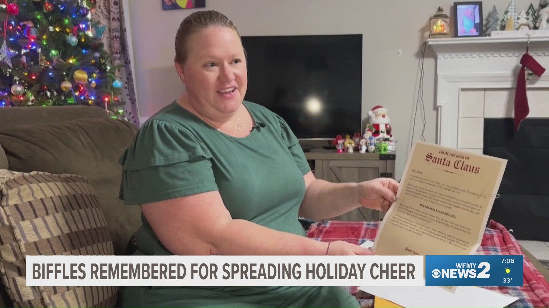 Biffles remembered for spreading Christmas cheer | wfmynews2.com