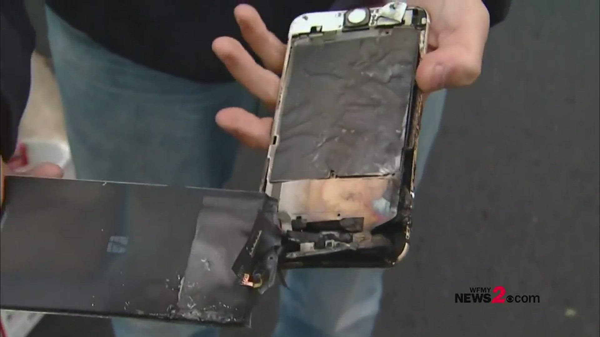 Student Claims iPhone Exploded In Pocket During Class | wfmynews2.com