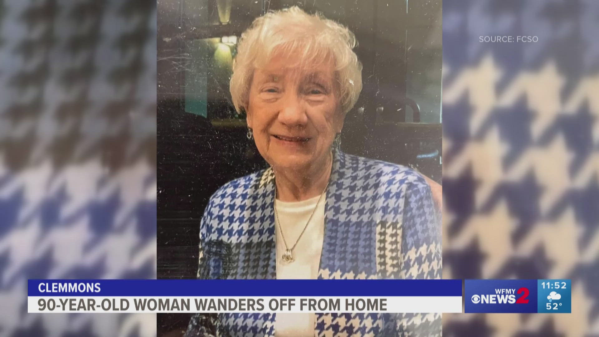 90-year-old woman missing from Clemmons | wfmynews2.com