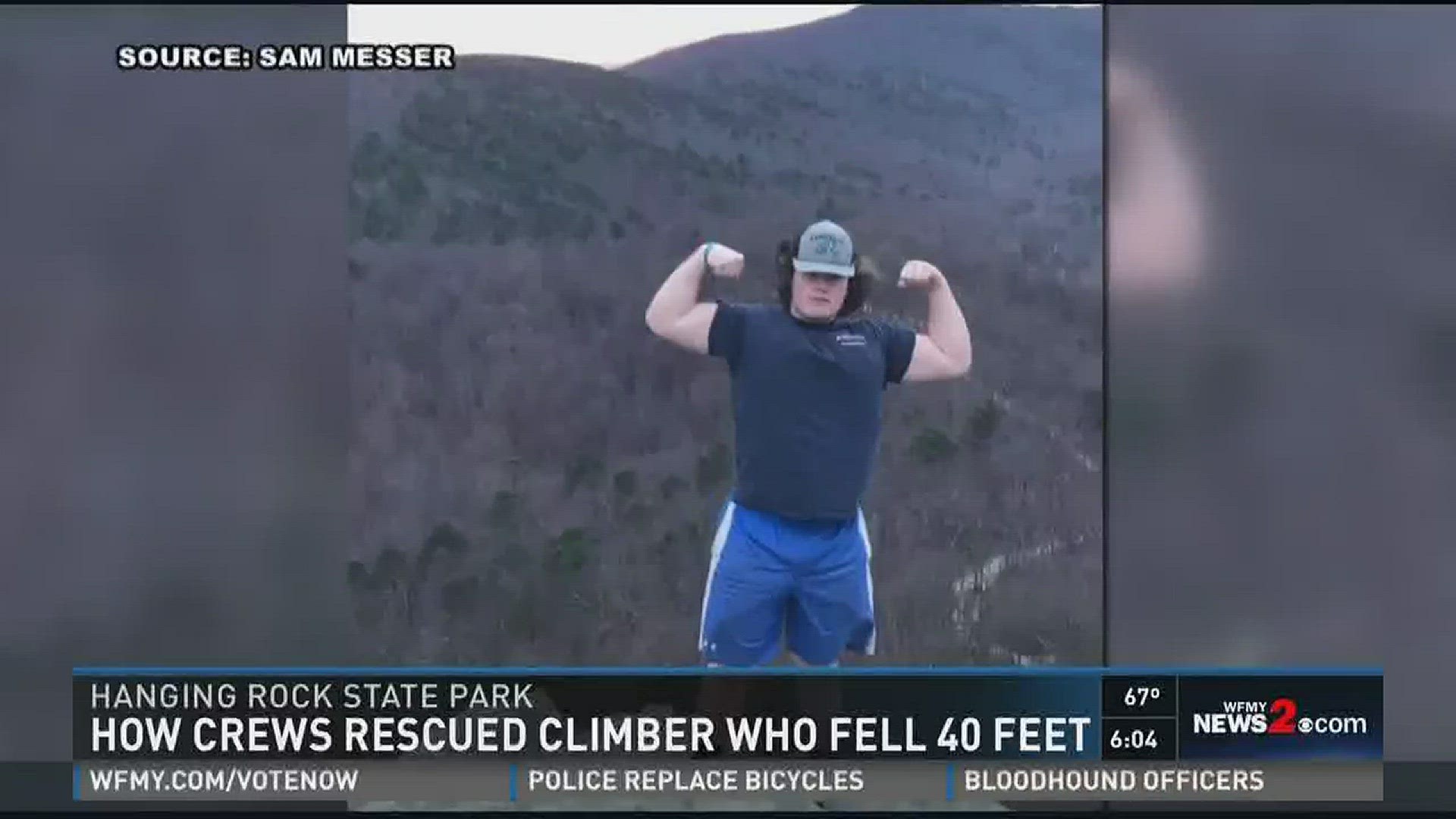 Hanging Rock Accident: How Crews Rescued Fallen Climber | wfmynews2.com