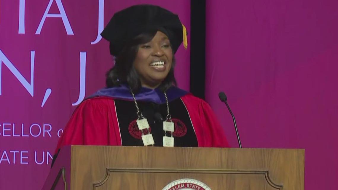 WSSU installs first female chancellor | FULL CEREMONY | wfmynews2.com