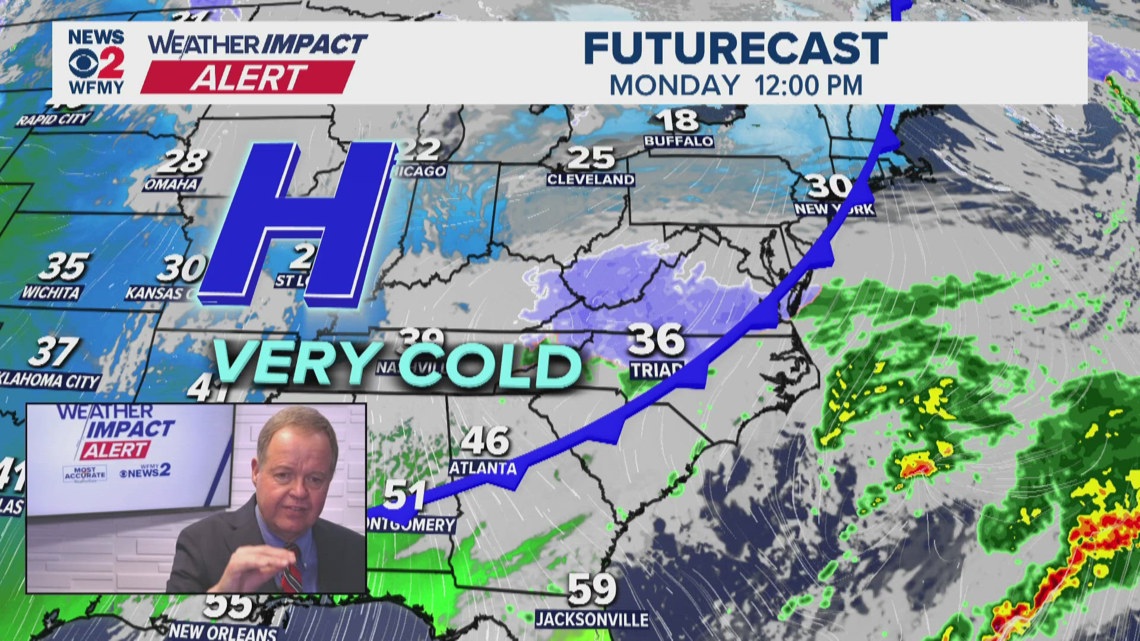 Meteorologist Ed Matthews shares latest update on snow in the Triad ...