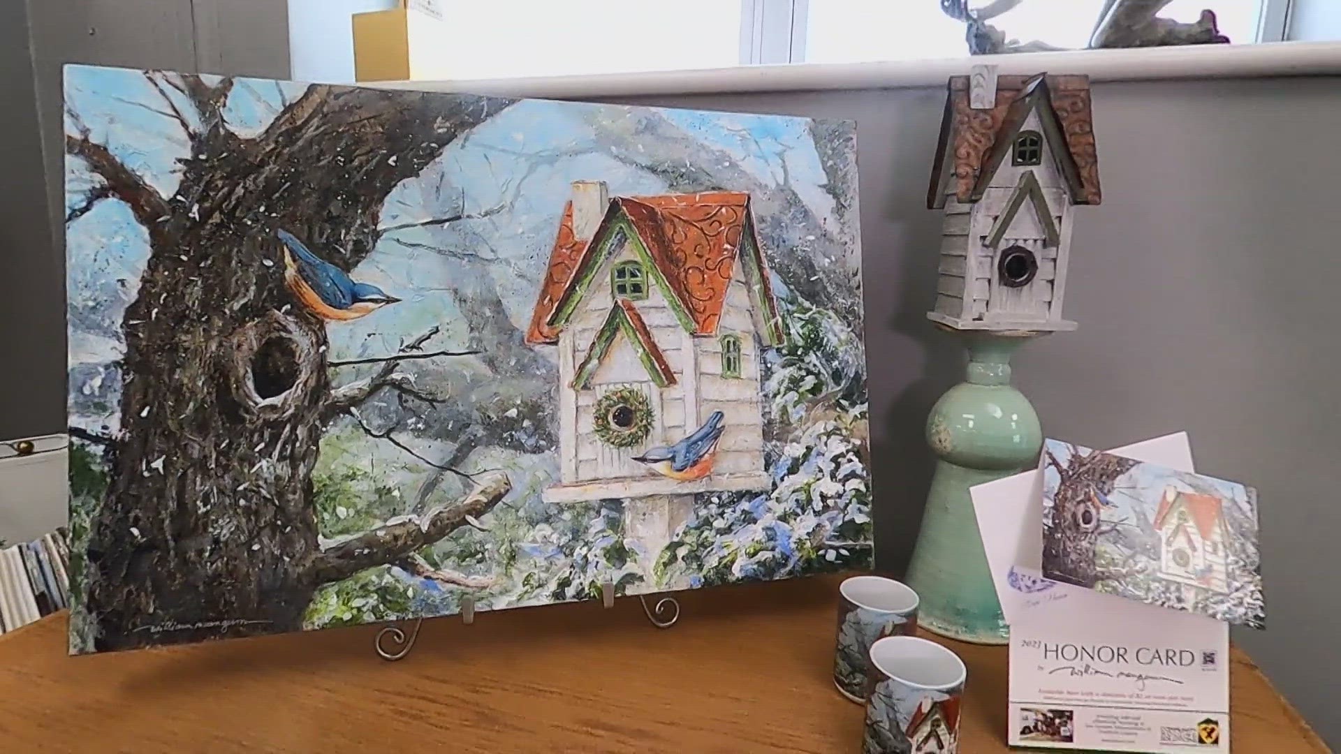 Bill Mangum has a new twist for his Honor Card tradition | wfmynews2.com