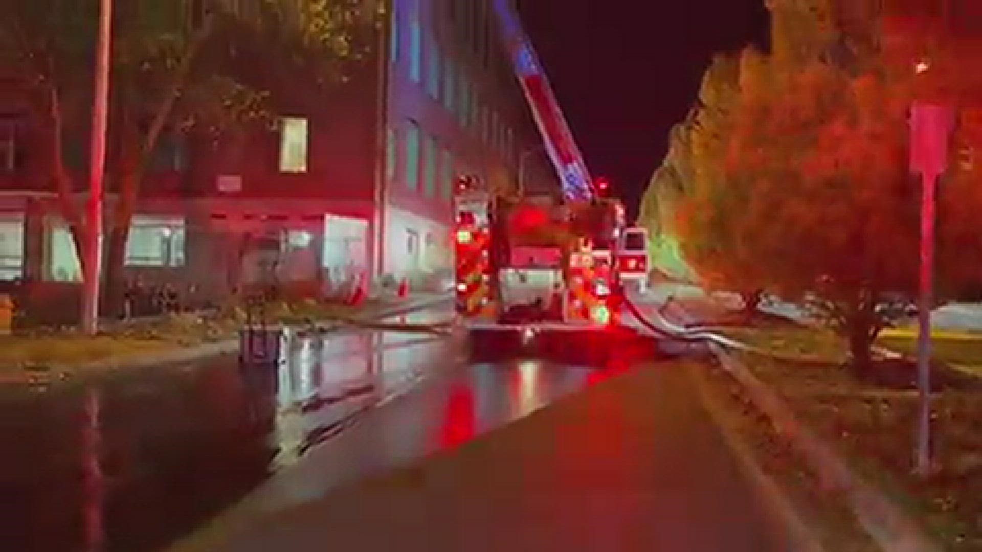 Firefighters battle fire on Reynolds Blvd. in Winston-Salem | wfmynews2.com