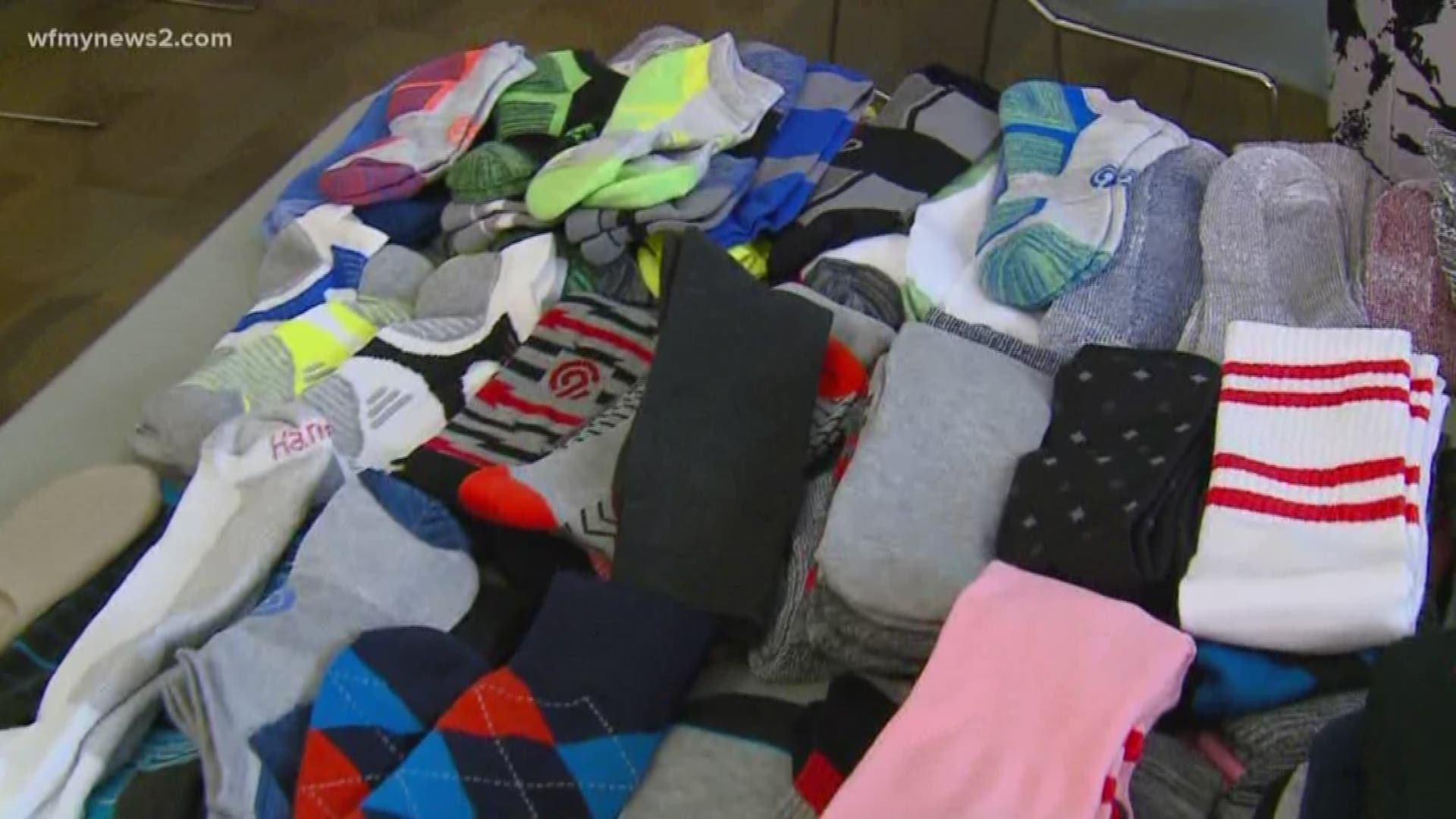 HanesBrands Holds Sock Drive To Help The Homeless In Winston-Salem ...