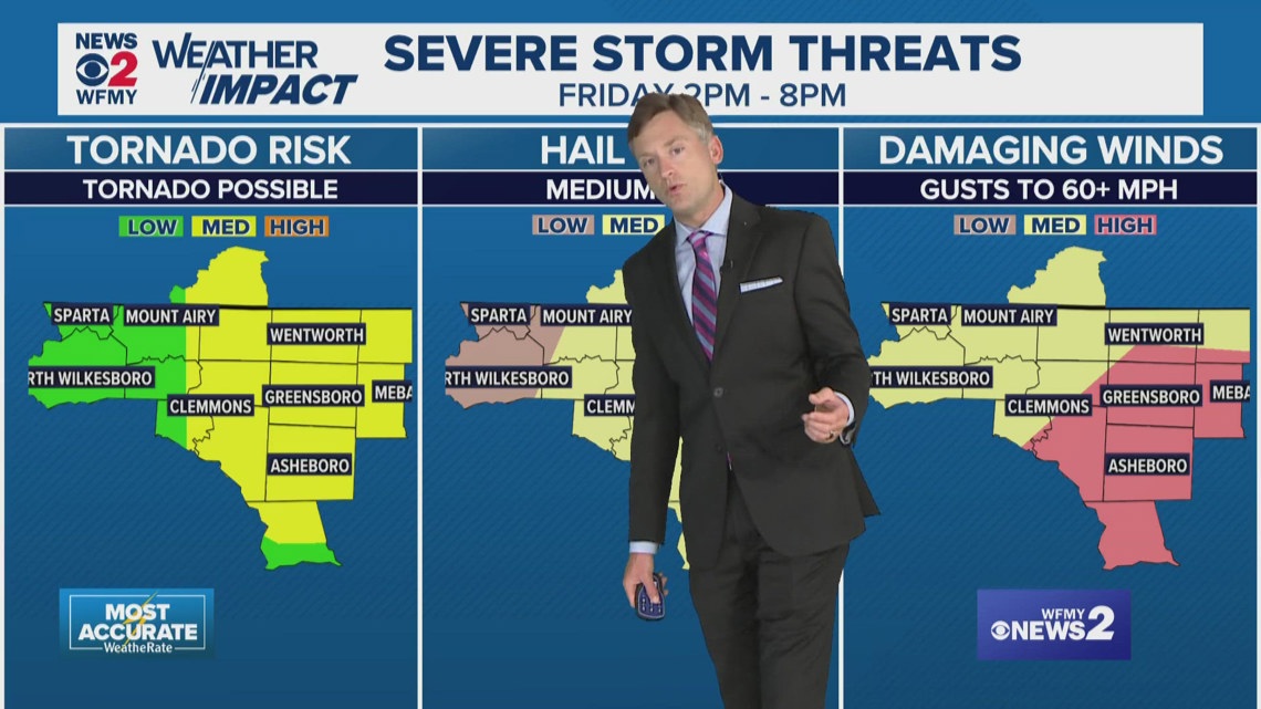 Weather Impact Alert | Meteorologist Christian Morgan shares Friday ...